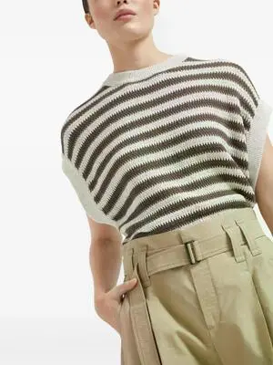 Brunello Cucinelli Belted Trousers