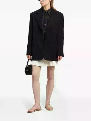 Palm Angels Tape-detail Virgin Wool-blend Blazer