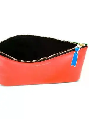 Comme Des Garçons Leather Wallet - Orange