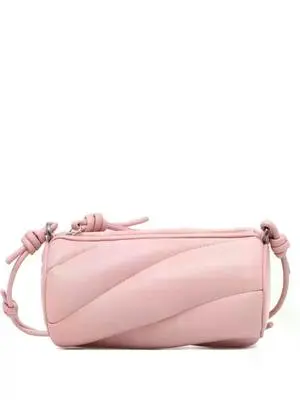 Fiorucci Padded Leather Crossbody Bag - Pink