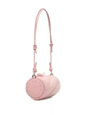 Fiorucci Padded Leather Crossbody Bag - Pink