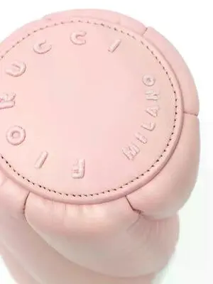 Fiorucci Padded Leather Crossbody Bag - Pink