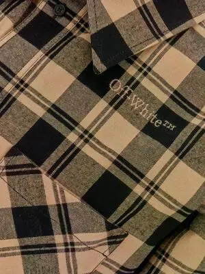Off-White Embroidered Cotton Shirt