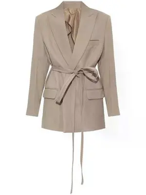 Victoria Beckham Tied Waist Blazer