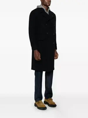 Tagliatore Double-breasted Wool Blend Coat