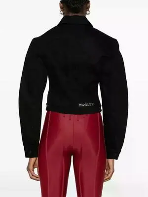 MUGLER Colour-block Denim Jacket