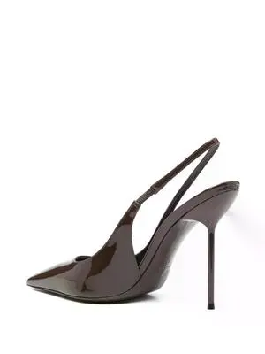 Paris Texas Lidia Slingback Pumps - Brown
