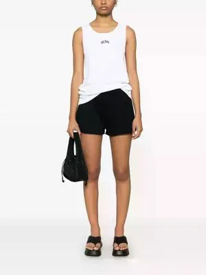 Gcds Logo-embroidered Tank Top - White