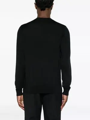 Dsquared2 Logo-plaque Fine-knit Jumper