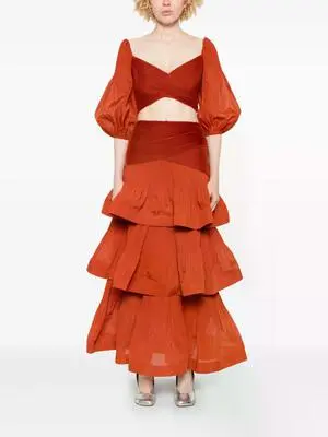 Zimmermann Pleated Top - Red