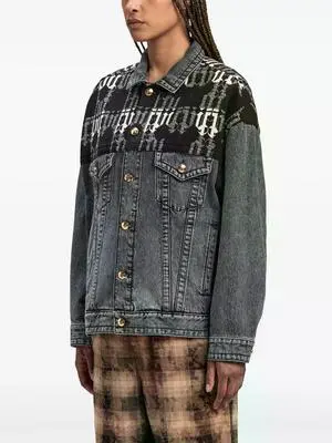 Palm Angels Monogram-jacquard Denim Jacket