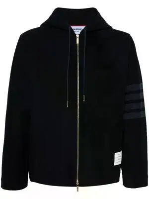Thom Browne 4-bar Stripe Hooded Jacket