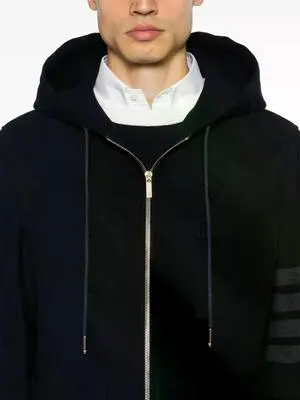 Thom Browne 4-bar Stripe Hooded Jacket