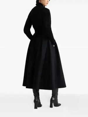 PATOU Pleated Midi Skirt