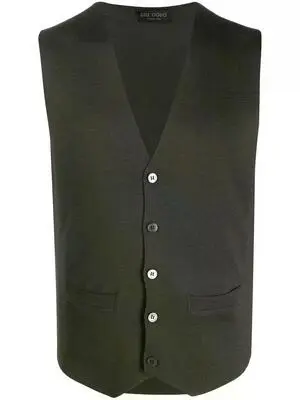 DELL'OGLIO Fine-knit Merino Wool Vest