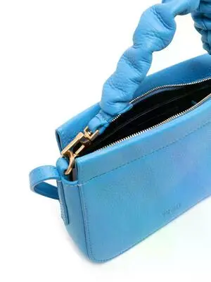 YU MEI Deerskin Scrunchie Vi Bag - Blue
