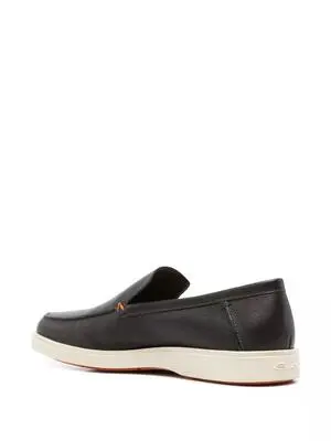 Santoni Leather Loafers