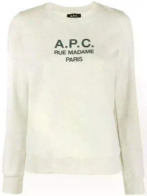 A.p.c. Logo-print Cotton Sweatshirt