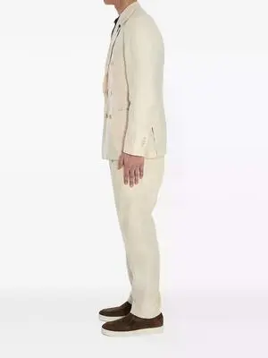 LARDINI Double-breasted Blazer - Neutrals