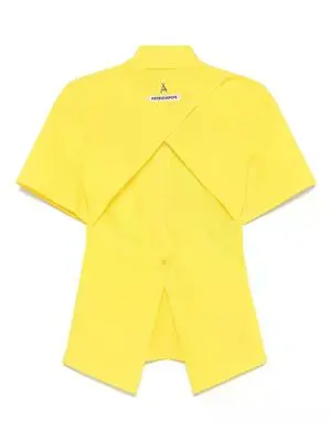 Patrizia Pepe Open-back Polo Top