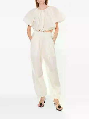 Philosophy Di Lorenzo Serafini Gathered Blouse - Neutrals