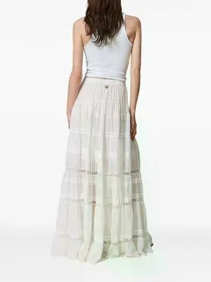 TWINSET Tiered Maxi Skirt