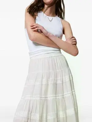 TWINSET Tiered Maxi Skirt