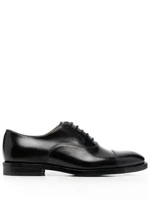 Brunello Cucinelli Lace-up Leather Oxford Shoes - Black