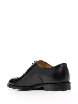 Brunello Cucinelli Lace-up Leather Oxford Shoes - Black