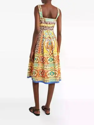 Etro Printed Midi Dress