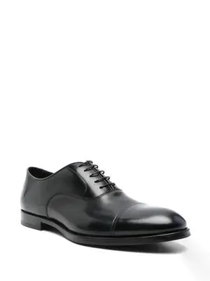 DOUCAL'S Leather Oxford Shoes - Blue