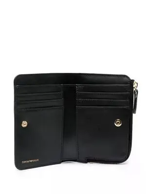 Emporio Armani Engraved-logo Leather Cardholder