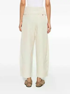 JW Anderson Fold-over Wide-leg Trousers