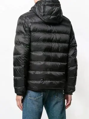 TEN C Padded Hooded Jacket - Black