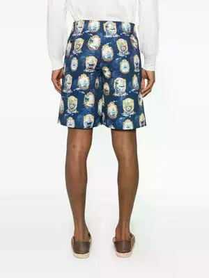 Camilla Graphic Print Tailored Shorts