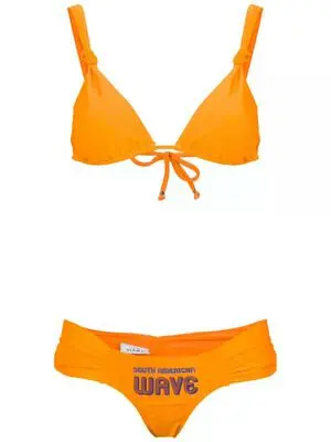 AMIR SLAMA South American Wave Bikini Set - Orange