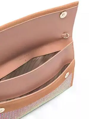 Patrizia Pepe Rhinestone-embellished Clutch Bag