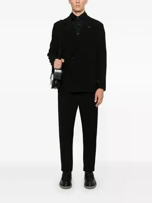 BARBA NAPOLI Poplin Shirt - Black