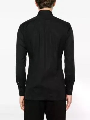 BARBA NAPOLI Poplin Shirt - Black