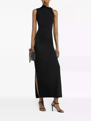 COURREGES Draped Dress - Black