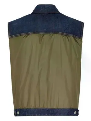 Dsquared2 Pocketed Denim Vest