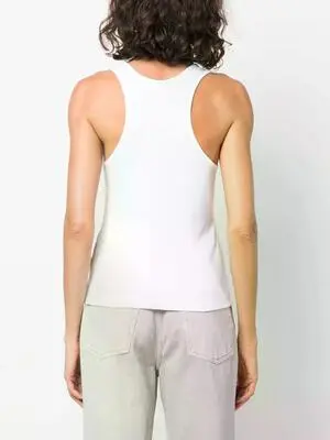 Palm Angels Logo-print Ribbed Tank Top