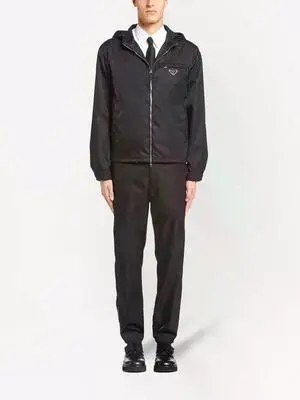 Prada Re-nylon Hooded Blouson Jacket