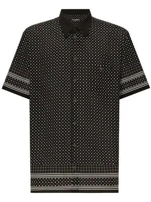 Dolce & Gabbana Polka-dot Silk Shirt