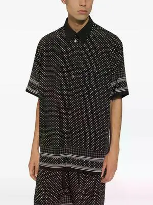 Dolce & Gabbana Polka-dot Silk Shirt
