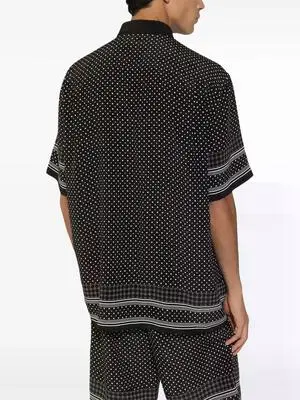 Dolce & Gabbana Polka-dot Silk Shirt