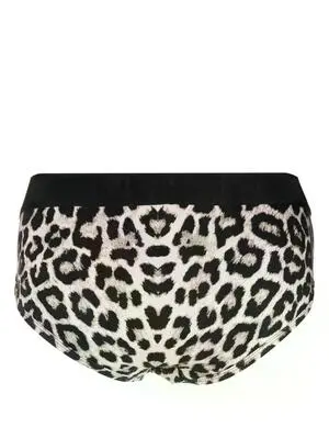 TOM FORD Cheetah-print Logo-waistband Briefs