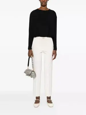 TWINSET Oval T Creased Trousers