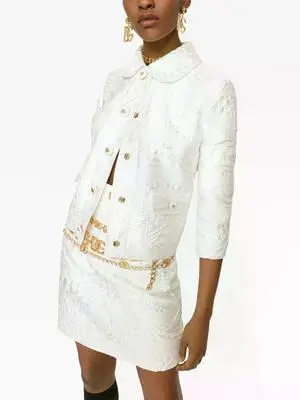 Dolce & Gabbana Brocade Rounded-collar Jacket