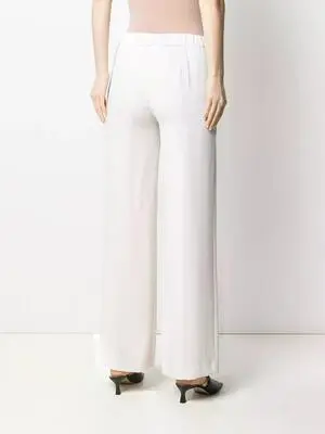 P.a.r.o.s.h Wide-leg Pull-on Trousers - Neutrals